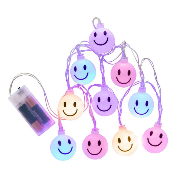iScream Happy Face String Lights